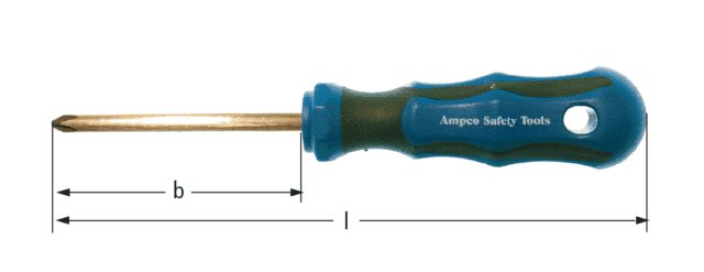 Phillips Screwdriver - AMPCO Safety Tools - Non-sparking, non-magnetic ...