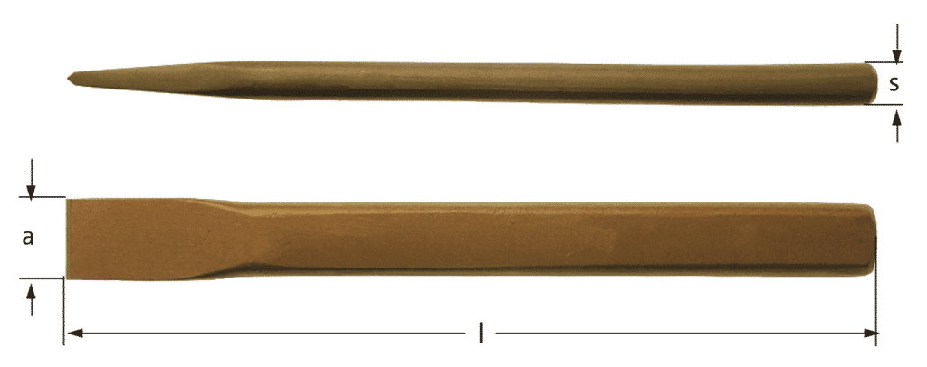 Hand chisel, oval - AMPCO Safety Tools