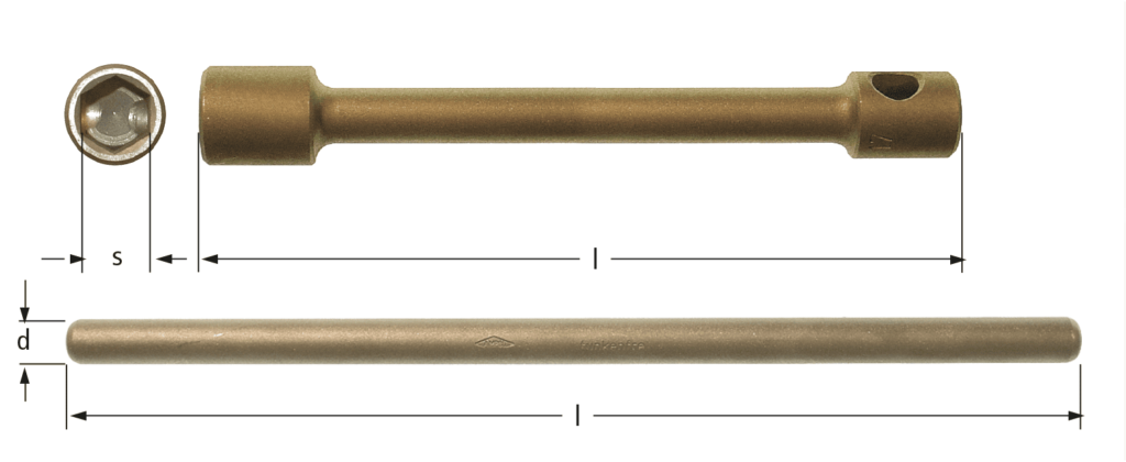 Non-Sparking Drive Bar for Socket Wrench | AMPCO Safety Tools