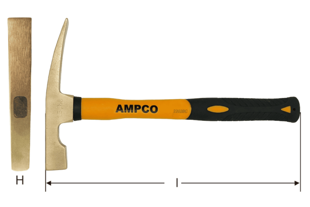 Bricklayer's hammer - AMPCO Safety Tools
