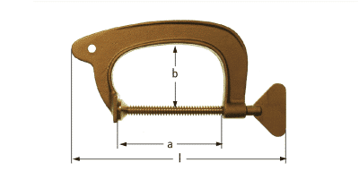 Grounding clamp - AMPCO Safety Tools - Non-sparking, non-magnetic and ...