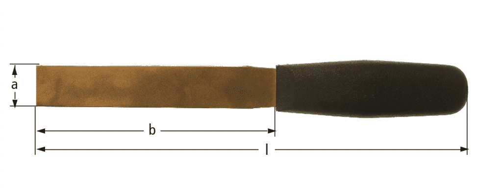 Putty knife, stiff blade, anti static handle | Non Sparking Tools