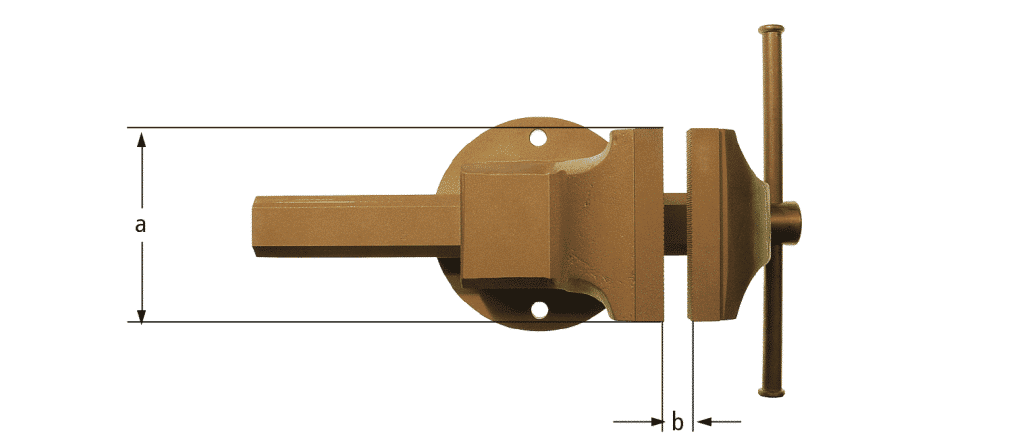 Parallel vice - AMPCO Safety Tools - Non-sparking, non-magnetic and ...