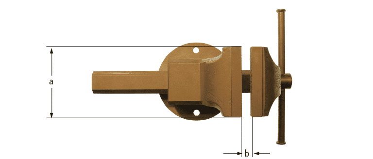 Parallel vice - AMPCO Safety Tools - Non-sparking, non-magnetic and ...