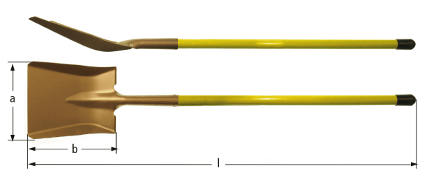 Square edge shovel | Non Sparking Tools