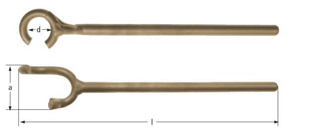 Valve wheel Key - AMPCO Safety Tools