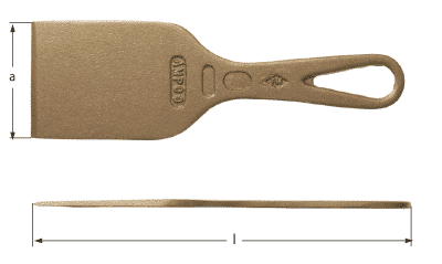 Spray booth scraper - AMPCO Safety Tools